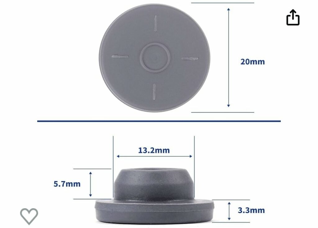 Vial Rubber Stopper – Elite Medical Essentials